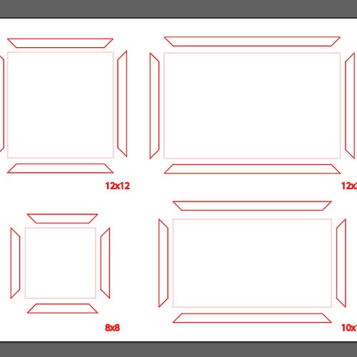 Farmhouse Frames SVG Mitered Corner Frame Svg Square Corner - Etsy