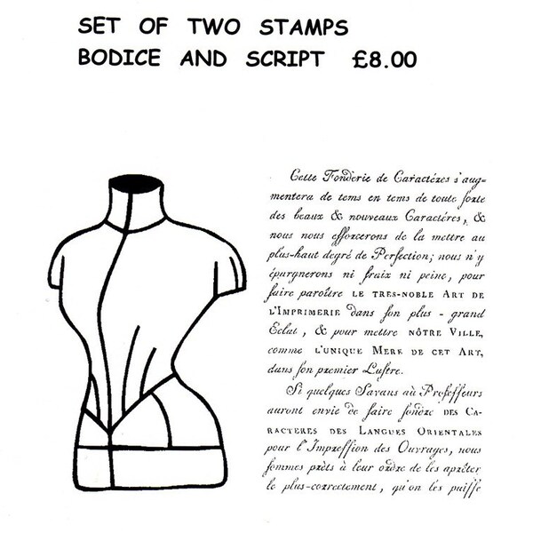 French Script Rubber Stamps - Etsy