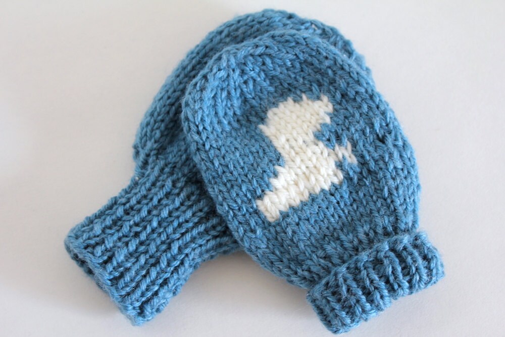 PDF Baby Dinosaur Mittens KNITTING PATTERN - Etsy