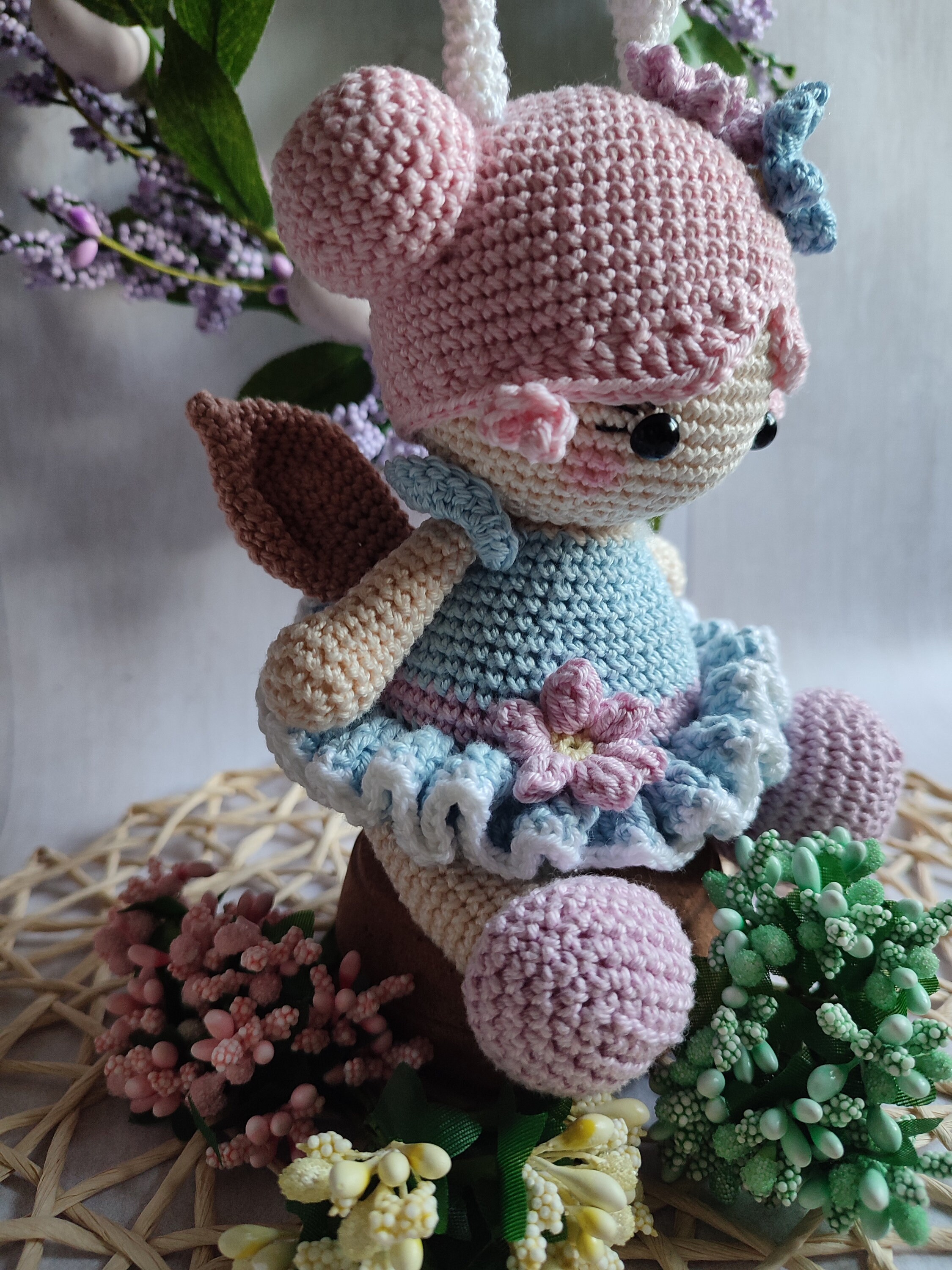 Posy the Fairy Pixie Doll Thelittlehookcrochet Stuffed Doll - Etsy