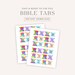 Genesis 9:16 |printable Bible Tabs| Bible Tab Digital File| Print and ...