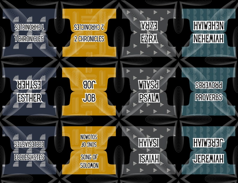 Printable Bible Tabs | DIY Bible Journal (digital File) - Etsy