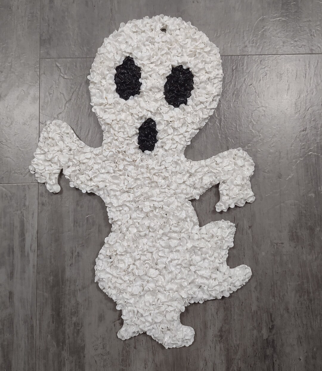Vintage 1970's Melted Plastic Popcorn Ghost Halloween - Etsy