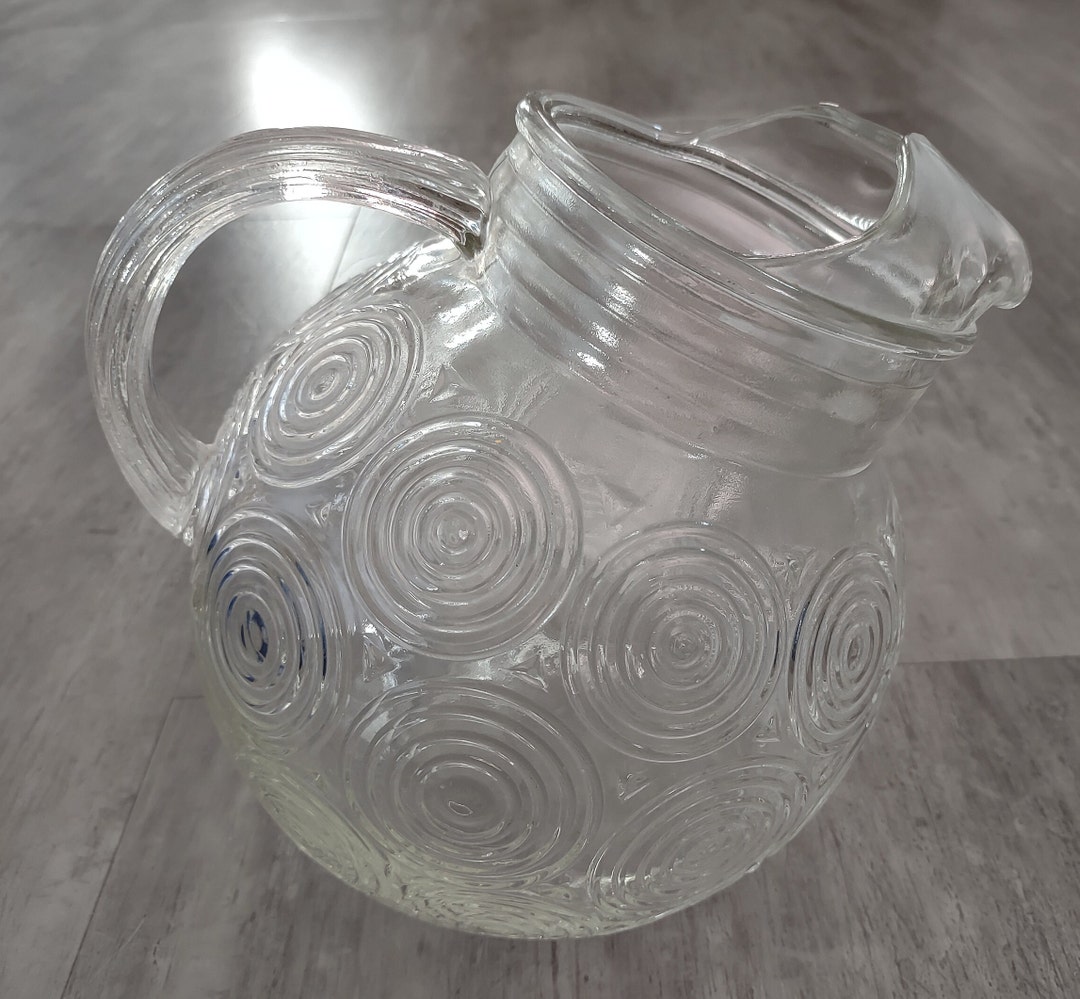 1940's Anchor Hocking Fire King Art Deco Target Bullseye Tilt Ball ...