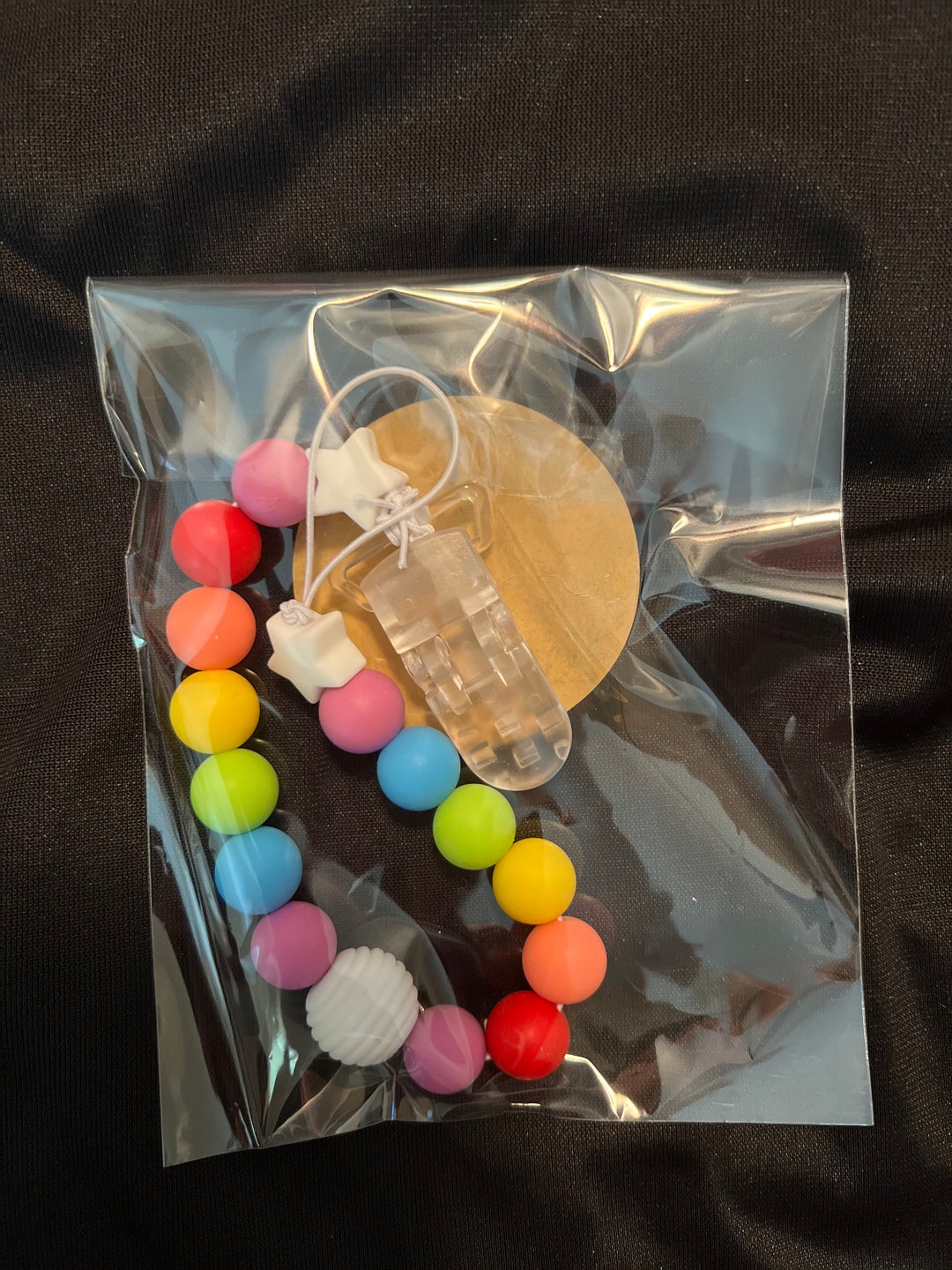 Silicone Bead Pacifier Clips - Etsy
