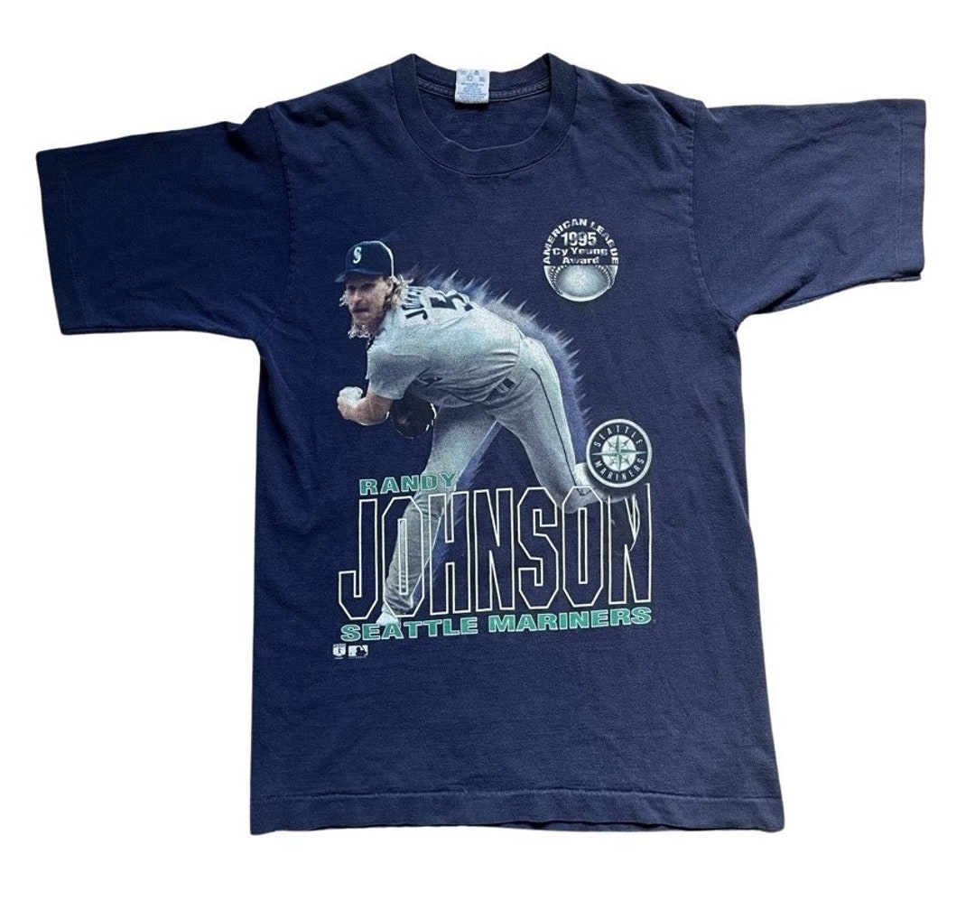 Vintage 1995 MLB Seattle Mariners Randy "big Unit" Johnson Cy Young ...