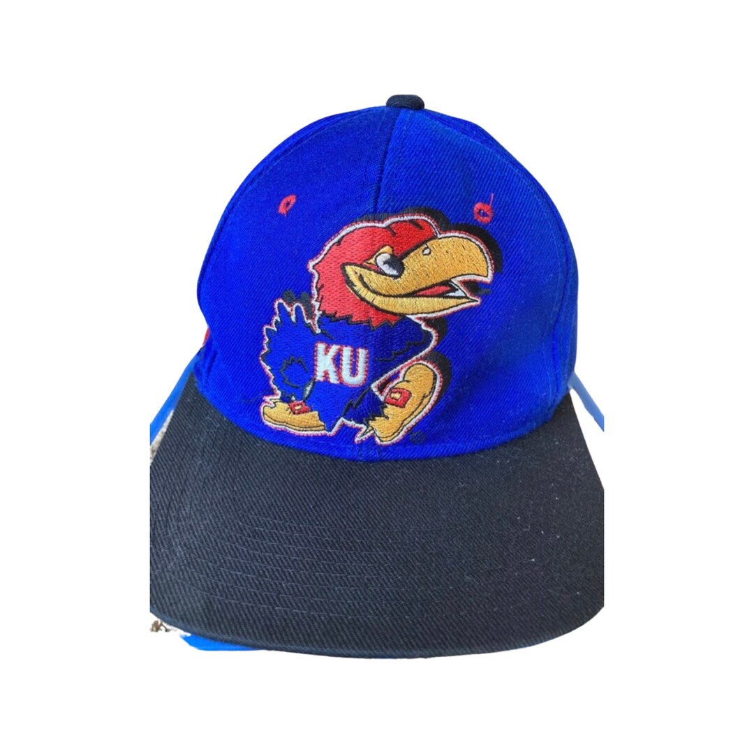 Vintage 90's Fully Embroidered NCAA Kansas University Jayhawks Pro ...