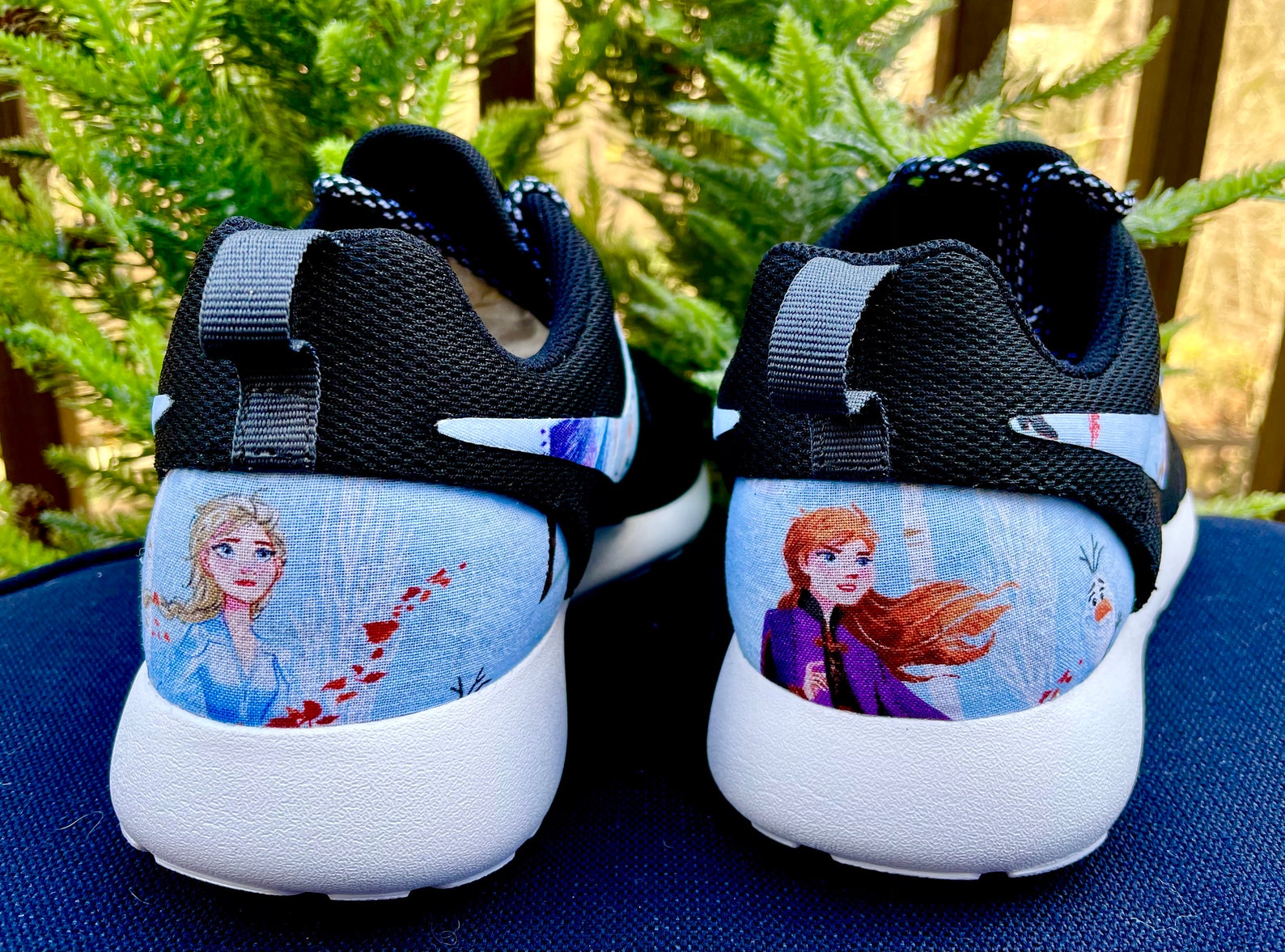 Frozen Elsa Anna and Olaf Custom Nike Roshe | Etsy