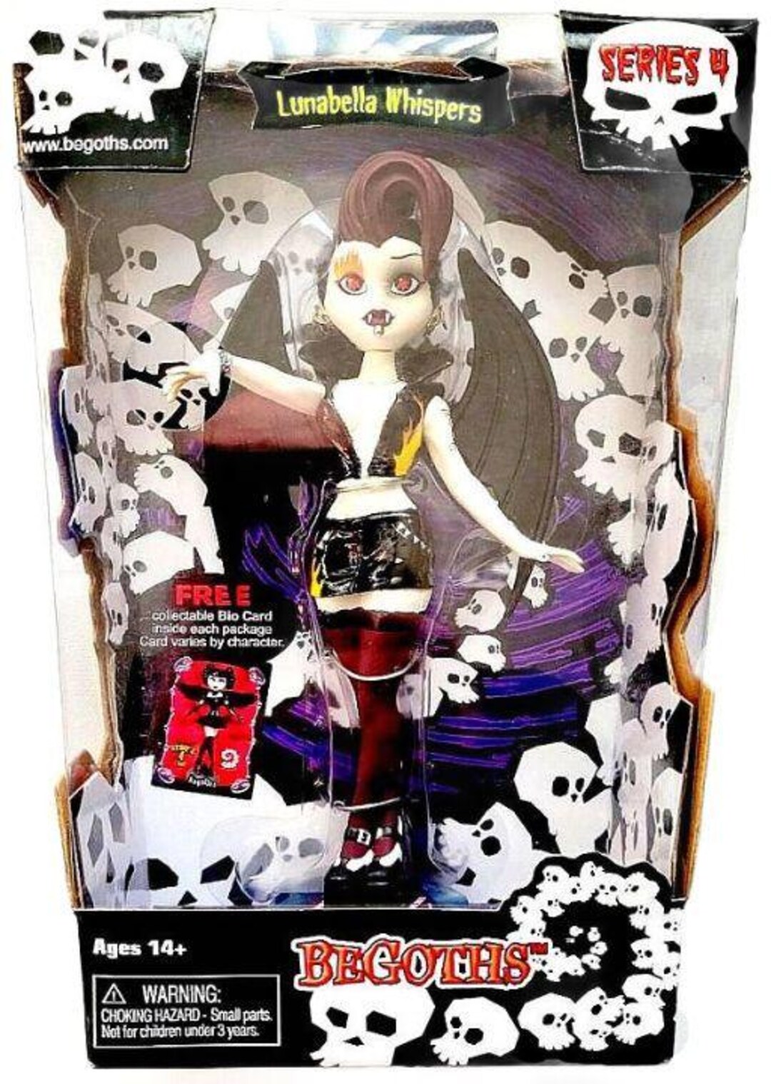 Begoths: Series 4 - Lunabella Whispers (2005) *7" Vinyl Goth Figure ...
