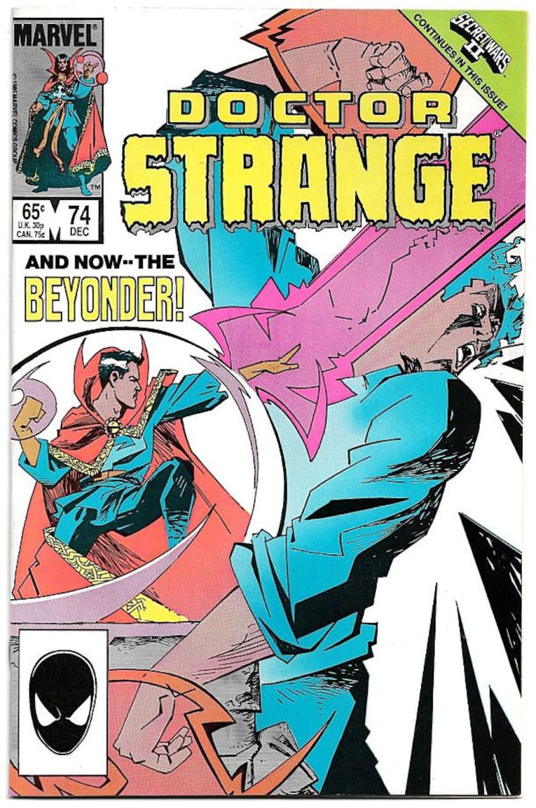 Doctor Strange 74 1985 marvel Comics / the Beyonder / Art by Mark ...