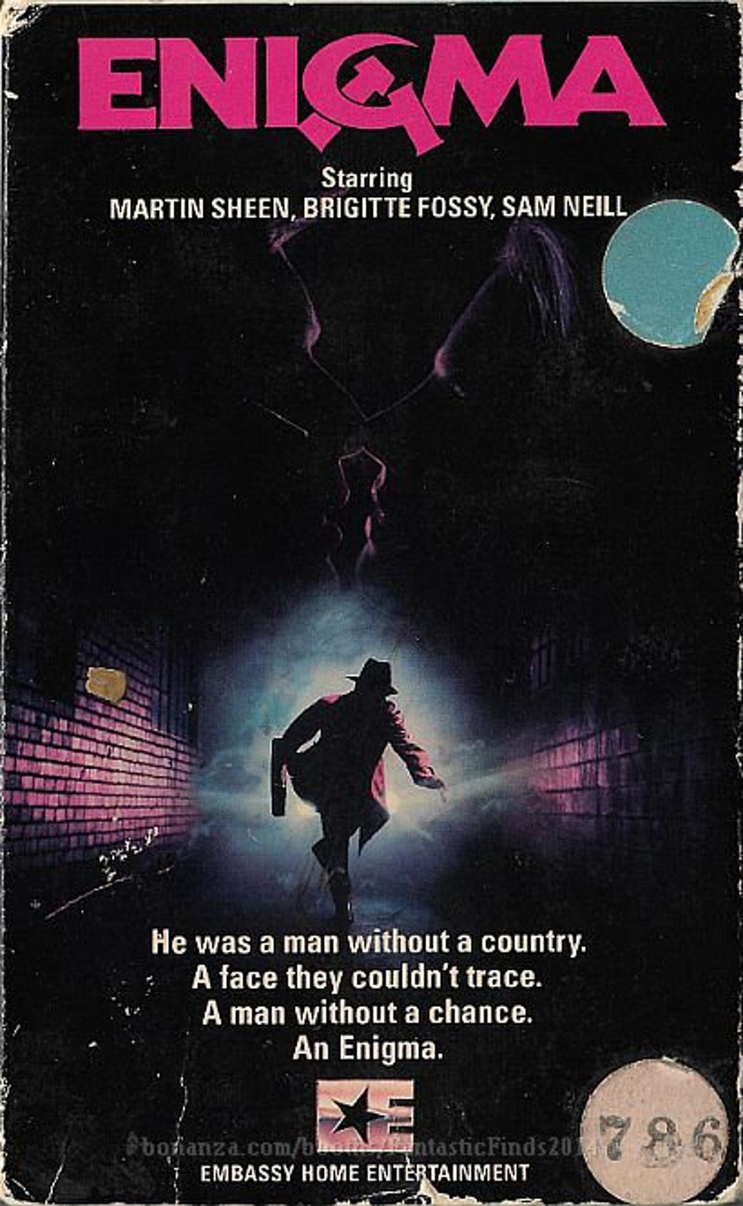 Betamax Enigma 1982 martin Sheen / Brigitte Fossey / Sam Neill / Thriller - Etsy