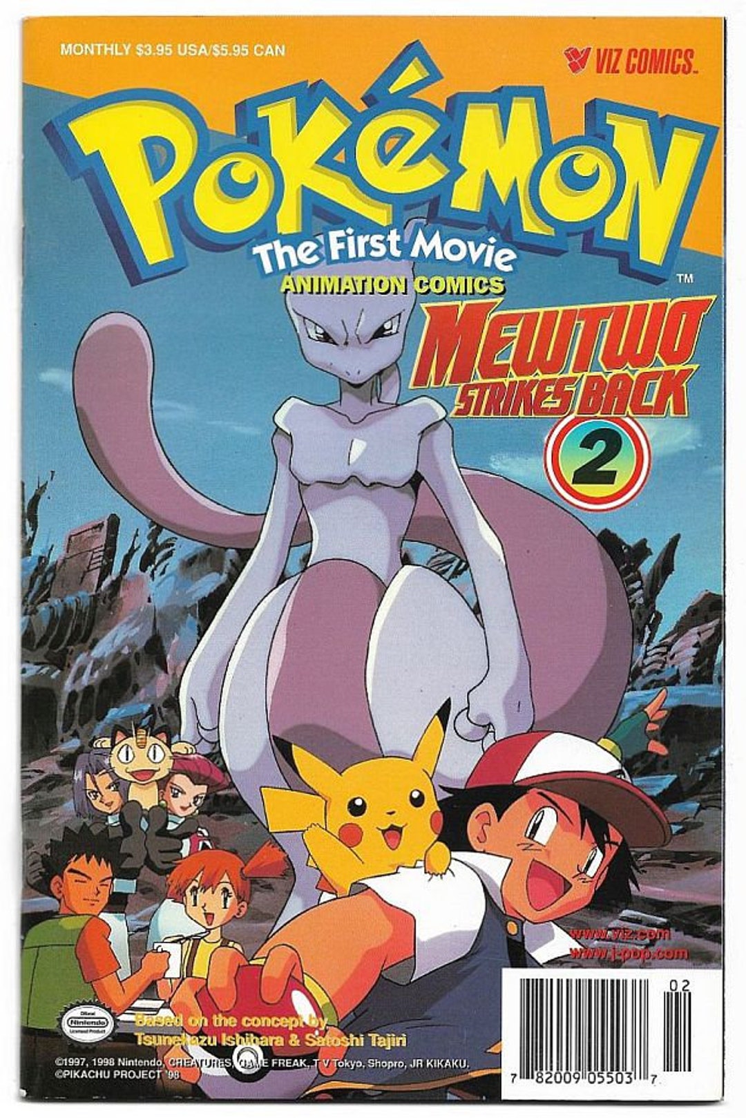 Pokemon the First Movie: Mewtwo Strikes Back #2 (1998) *viz Comics ...