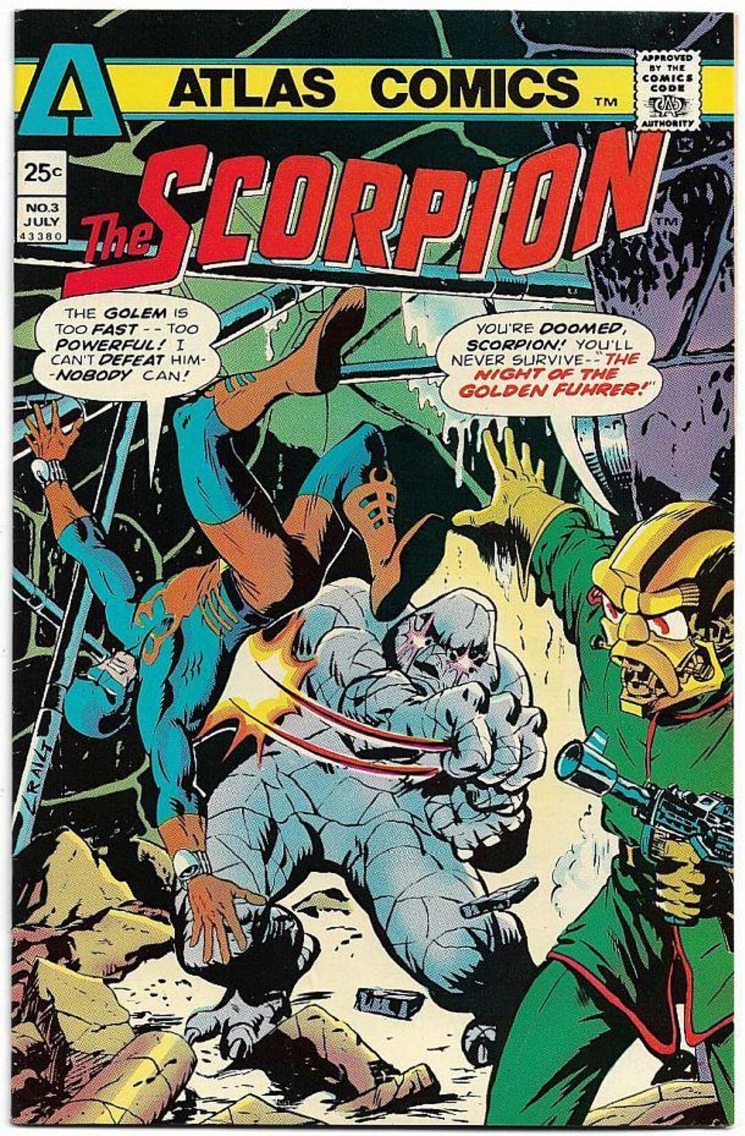 The Scorpion #3 (1975) *atlas Comics / Cover Artwork by Jim Craig ...