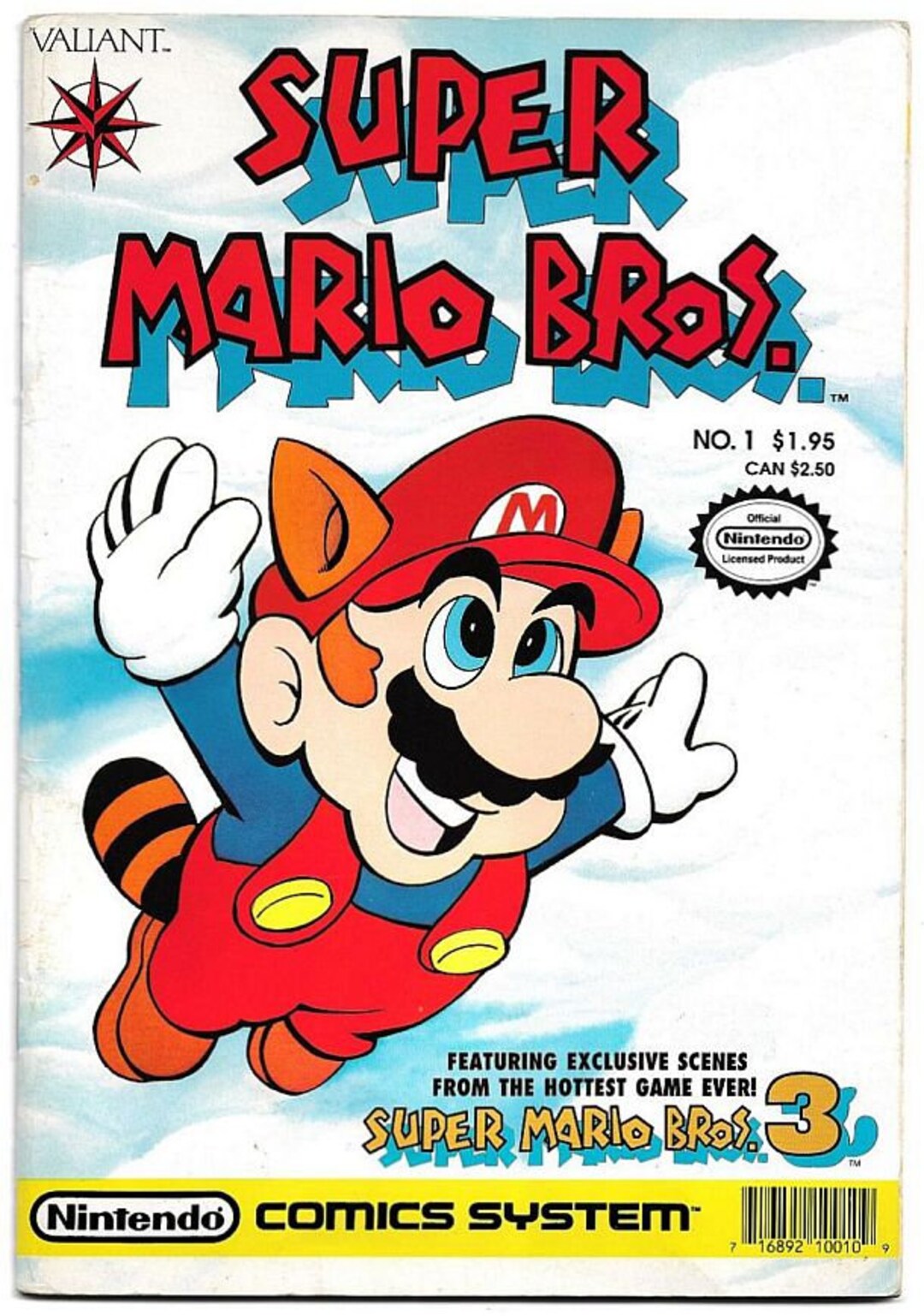 Super Mario Bros. #1 (1990) *valiant Comics / Princess Toadstool ...