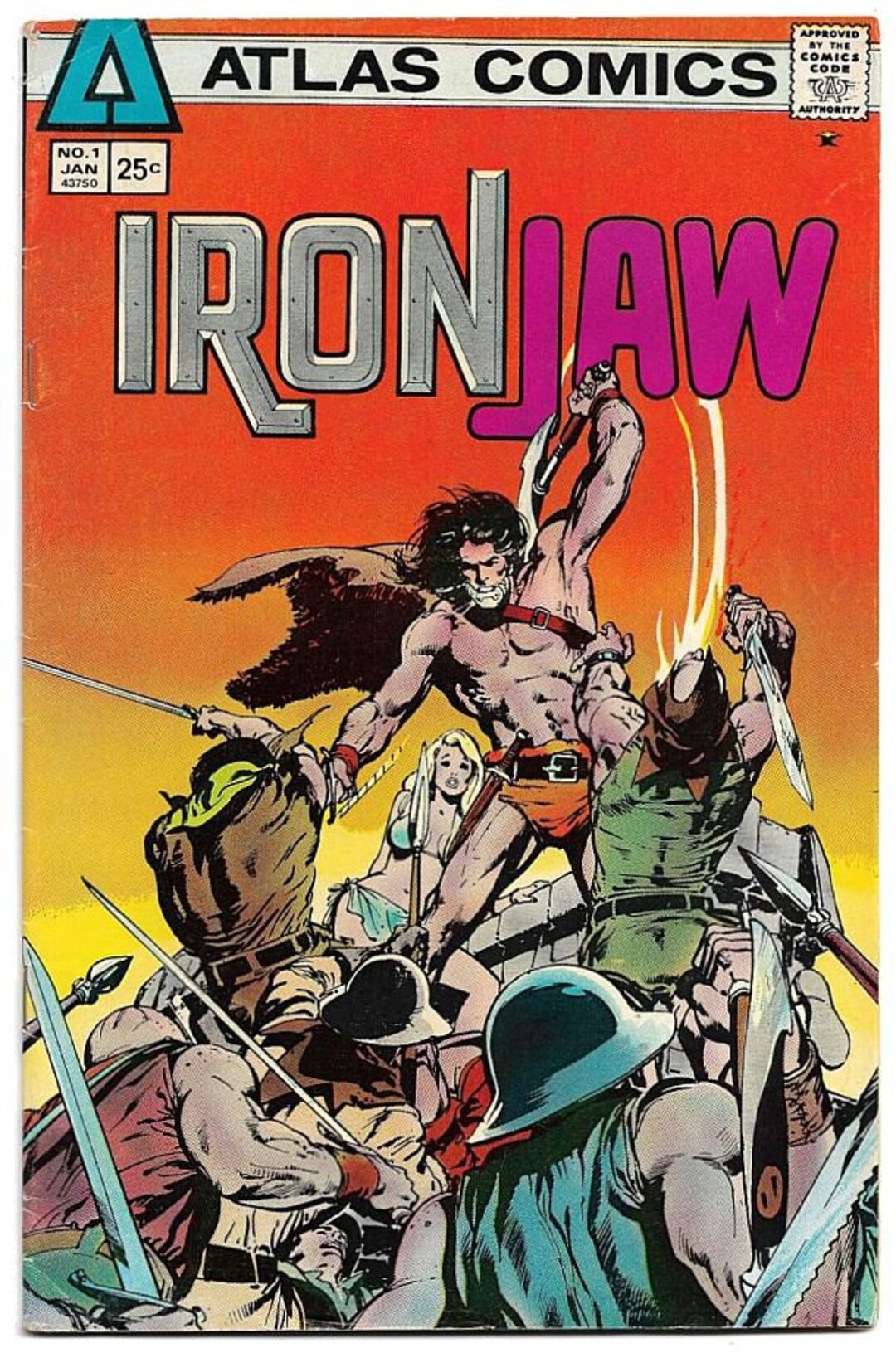Ironjaw 1 1975 atlas Comics / Bronze Age / Cover Art by Neal Adams - Etsy