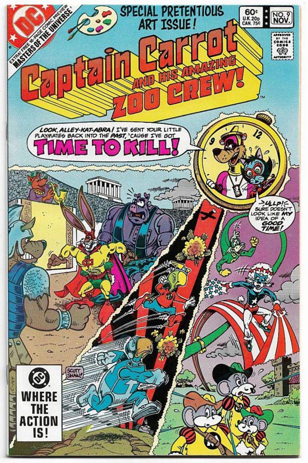 Captain Carrot and His Amazing Zoo Crew! #9 (1982) *DC Comics / Alley ...