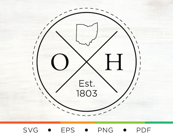 Ohio SVG Ohio Home Svg Ohio Logo Svg OH Svg State Svg | Etsy
