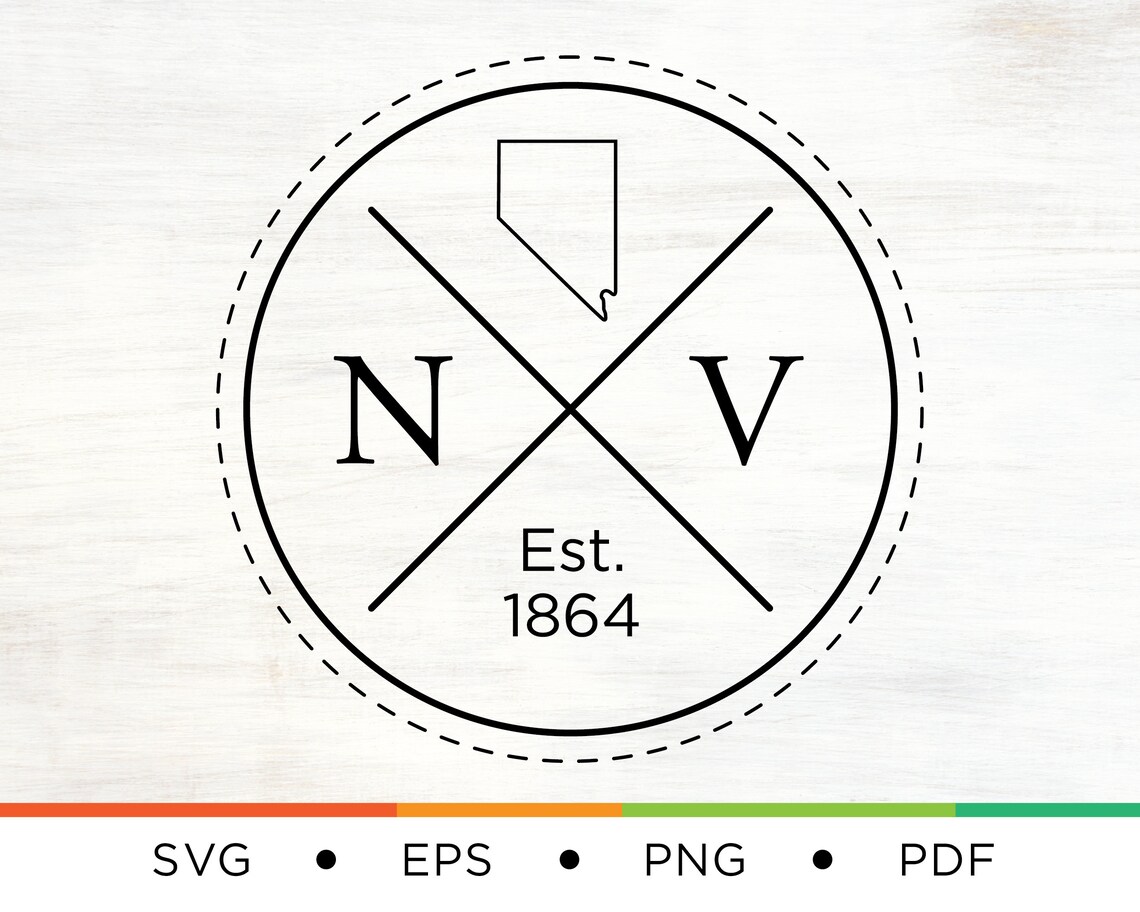 Nevada Home SVG Nevada Logo Svg Nevada Svg State Svg | Etsy