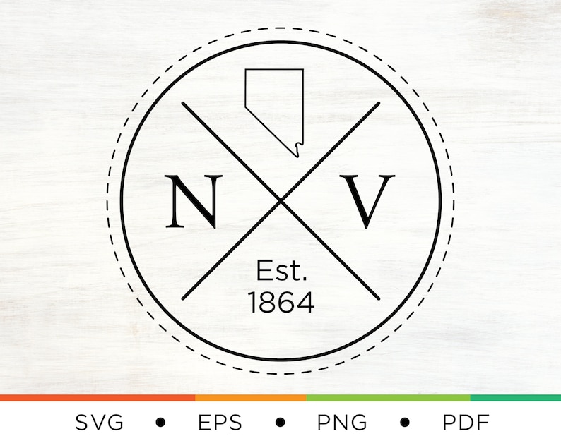 Nevada Home SVG Nevada Logo Svg Nevada Svg State Svg - Etsy