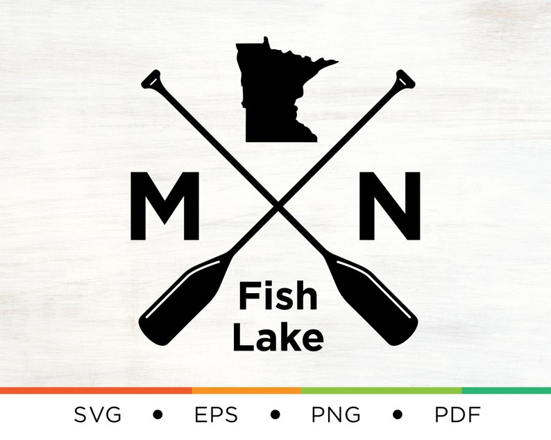 Fish Lake SVG - Minnesota SVG - Minnesota Logo Svg - State Svg - Home ...