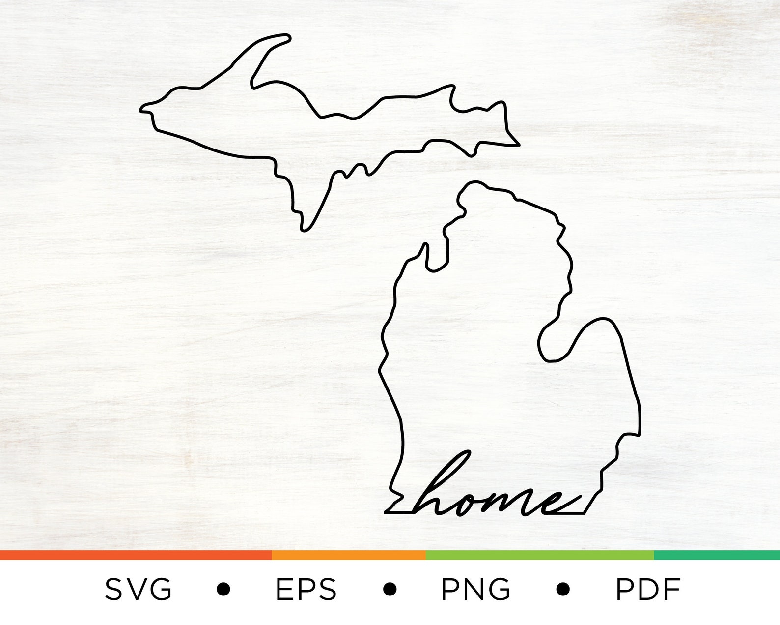 Michigan Home SVG Michigan State SVG Michigan Svg State | Etsy