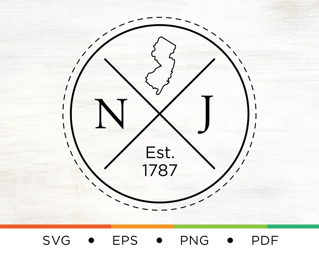 New Jersey Home SVG - New Jersey Logo Svg - New Jersey Svg - State Svg ...