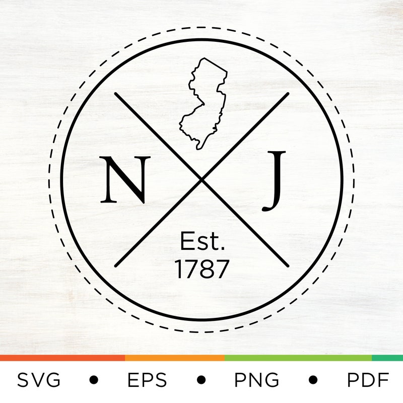 New Jersey Svg - Etsy