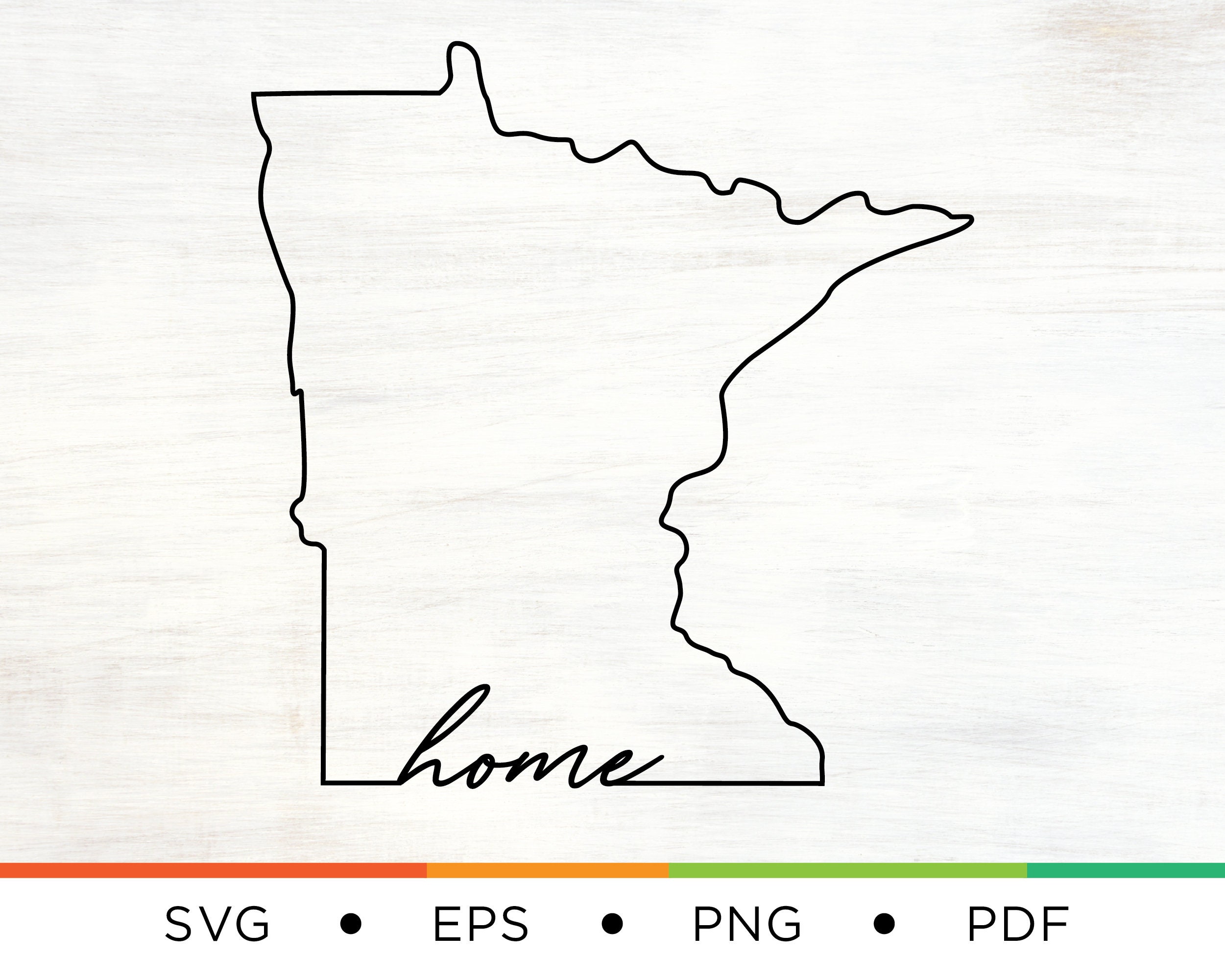 Minnesota Home SVG - Minnesota State SVG - Minnesota Svg - State Svg ...