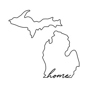 Michigan Home SVG - Michigan State SVG - Michigan Svg - State Svg ...