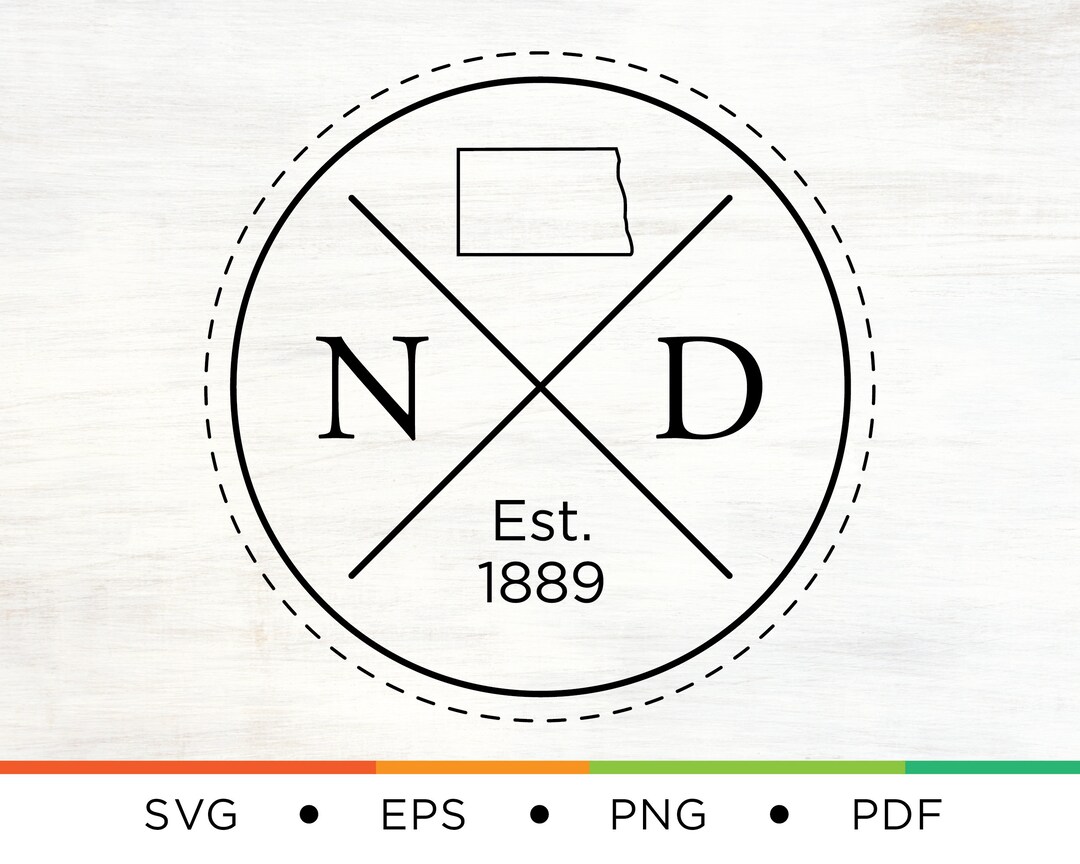 North Dakota Home SVG - North Dakota Logo Svg - North Dakota Svg - ND ...