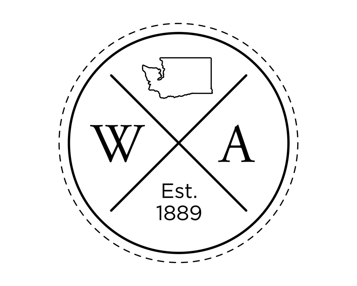 Washington Home SVG Washington Logo Svg Washington Svg - Etsy