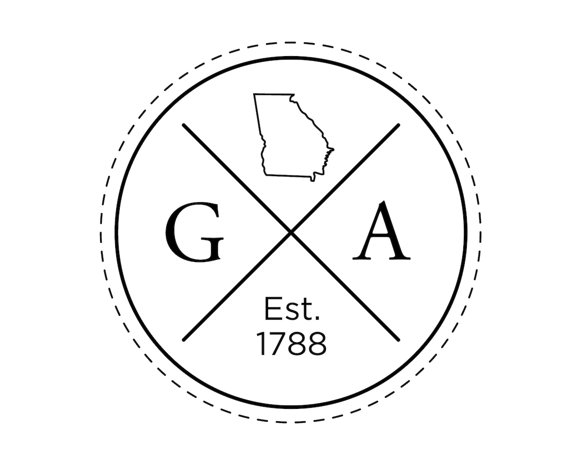 Georgia Home SVG Georgia Logo Svg Georgia Svg GA Svg - Etsy