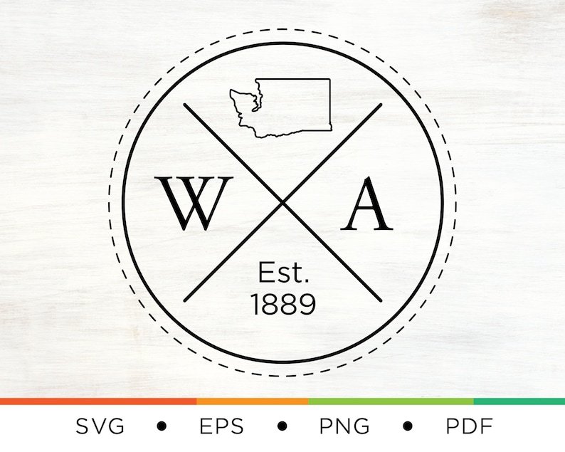 Washington Home SVG Washington Logo Svg Washington Svg - Etsy