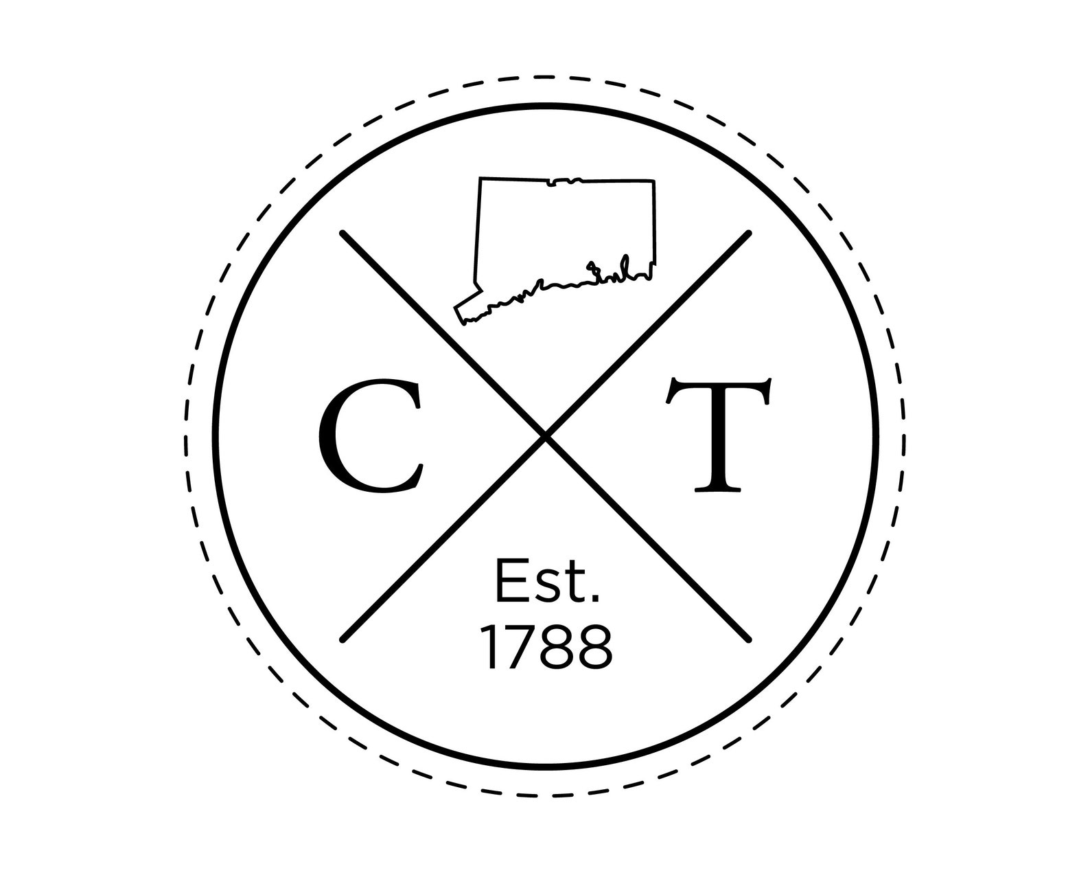 Connecticut Home SVG Connecticut Logo Svg Connecticut SVG - Etsy