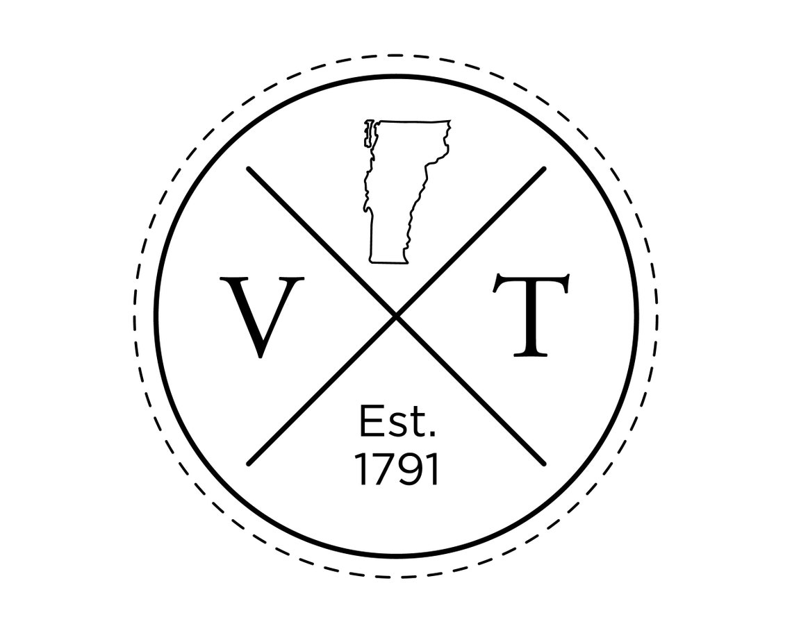 Vermont Home SVG Vermont Logo Svg Vermont Svg VT Svg | Etsy