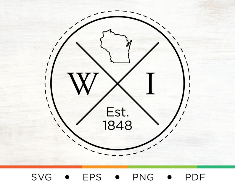 Wisconsin Home SVG Wisconsin Logo Svg Wisconsin SVG - Etsy