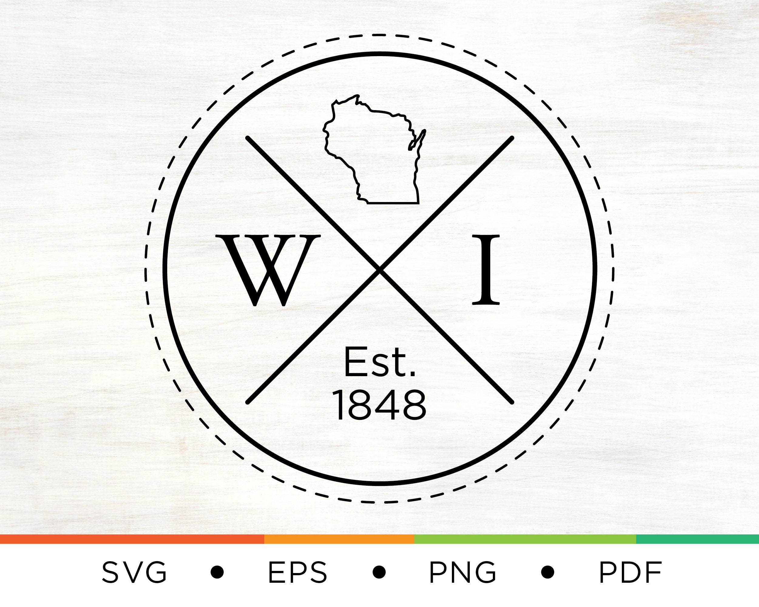Wisconsin Home SVG Wisconsin Logo Svg Wisconsin SVG - Etsy Norway