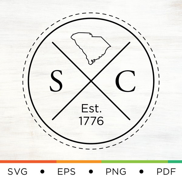 South Carolina Print - Etsy