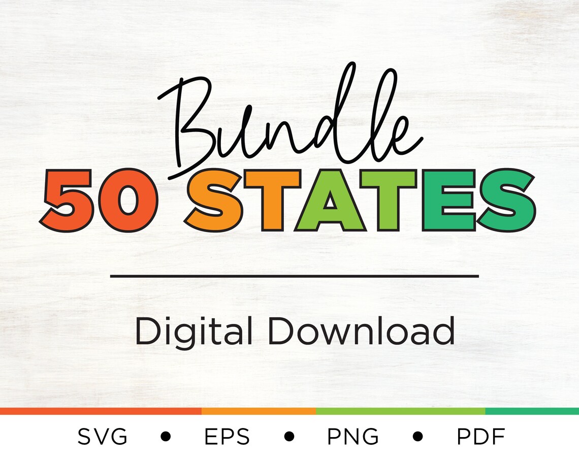 State SVG - Bundle SVG - Home Svg - Logo Svg - State Svg - All States ...