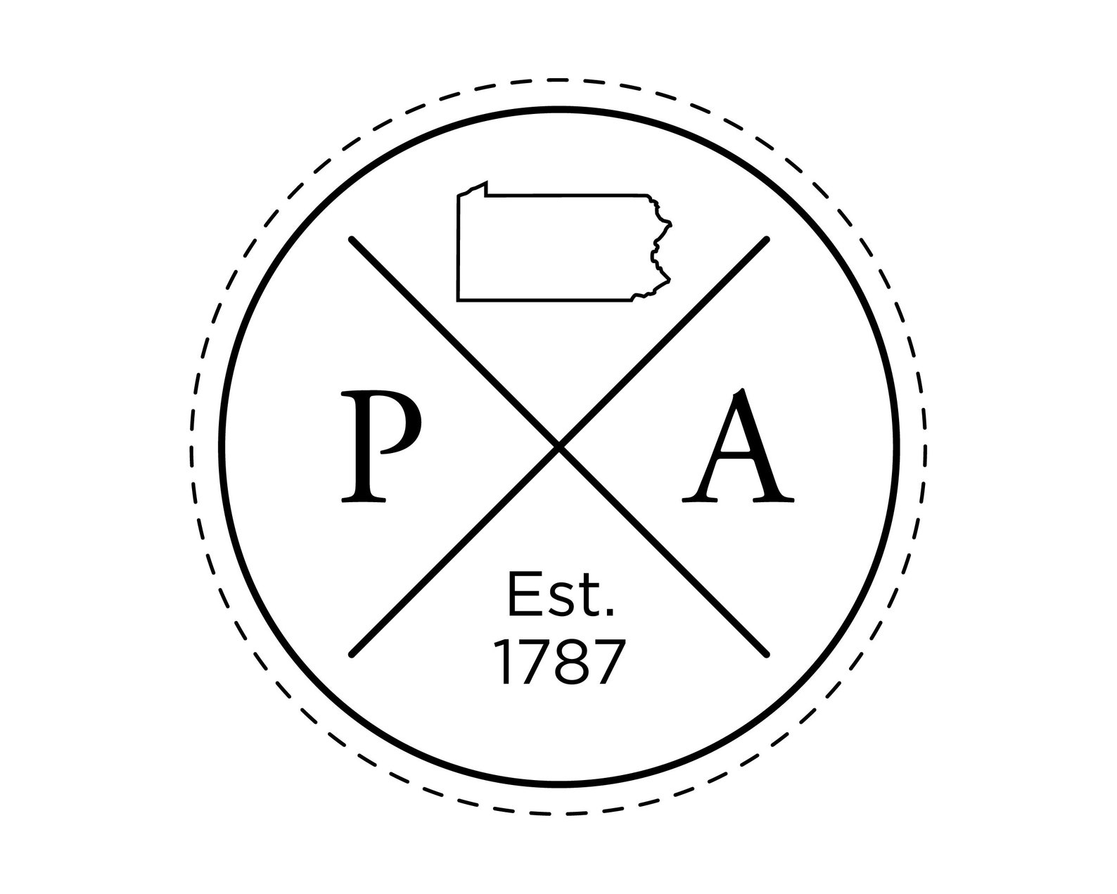 Pennsylvania Home SVG Pennsylvania Logo Svg Pennsylvania - Etsy