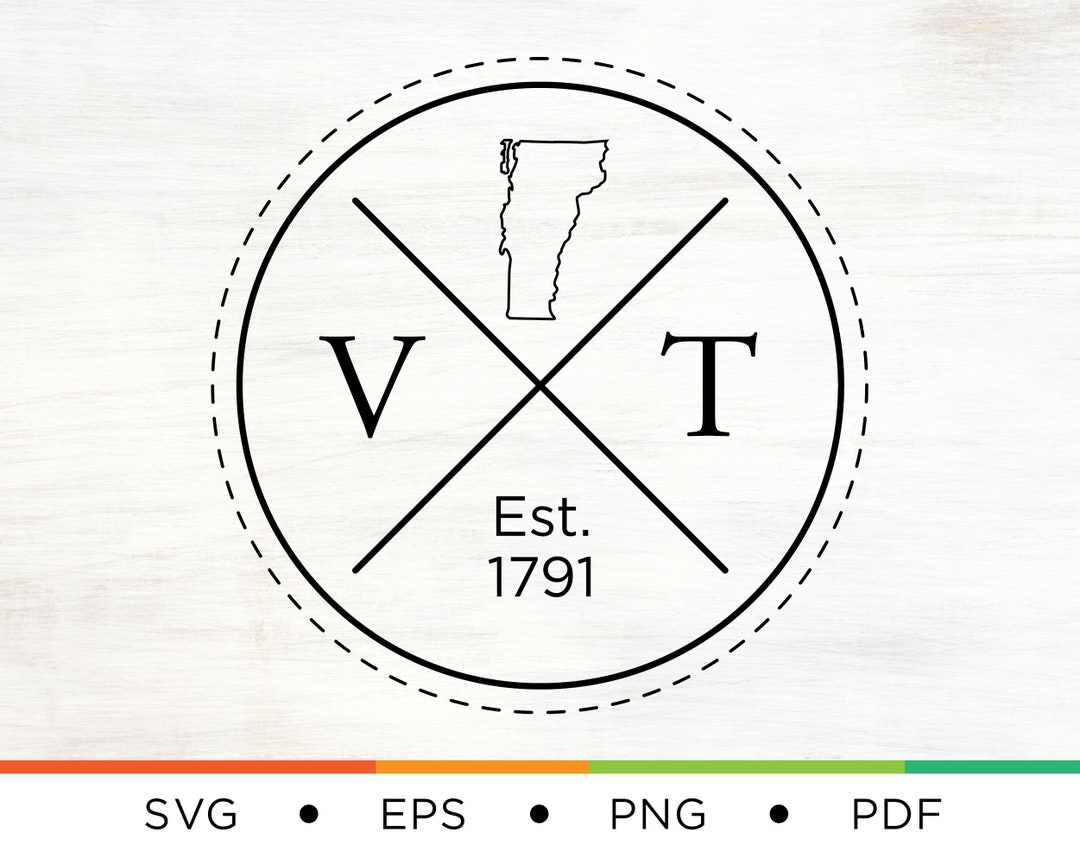 Vermont Home SVG - Vermont Logo Svg - Vermont Svg - VT Svg - State Svg ...