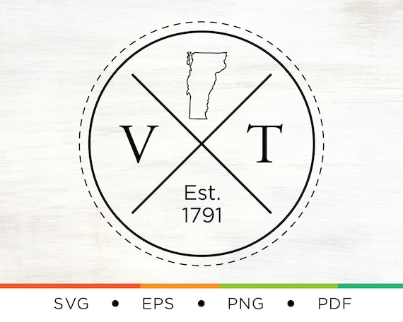 Vermont Home SVG Vermont Logo Svg Vermont Svg VT Svg - Etsy