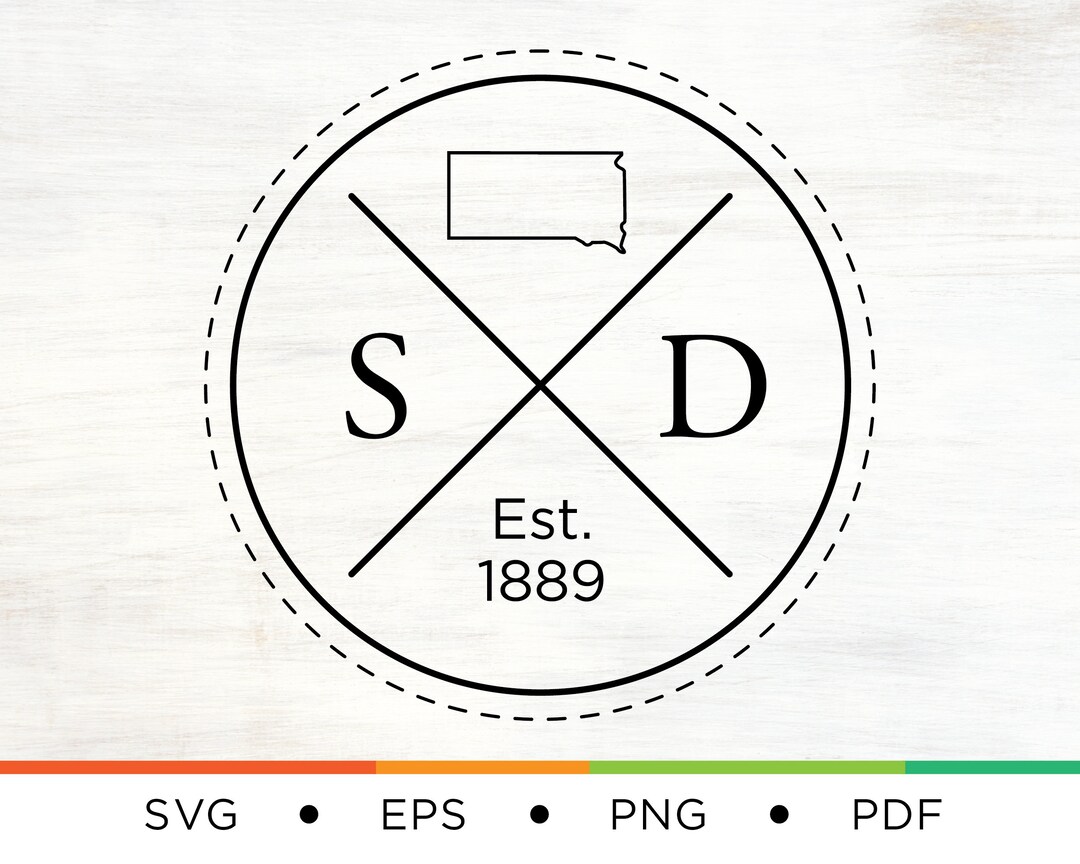 South Dakota SVG - South Dakota Home SVG - South Dakota Logo Svg - SD ...