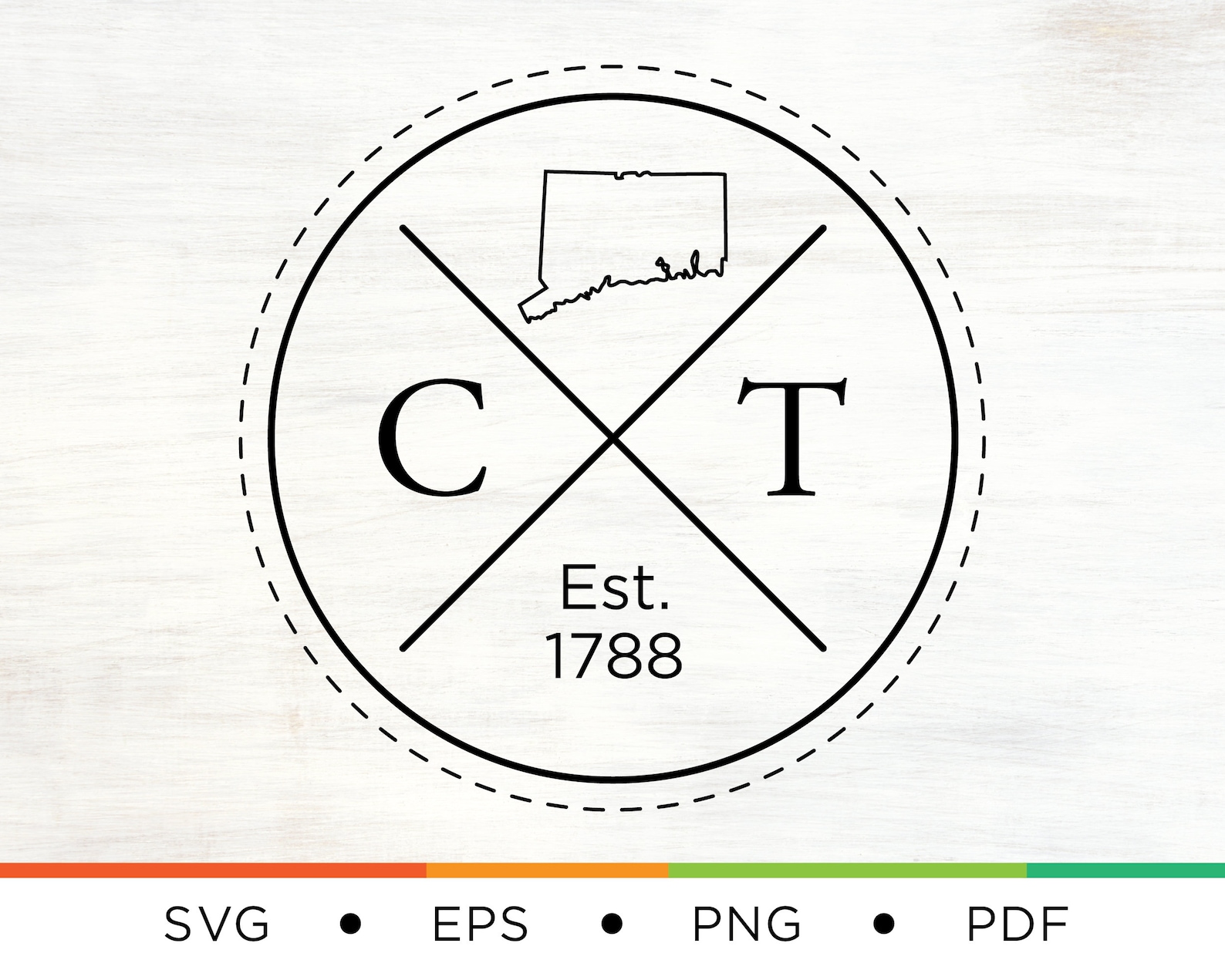 Connecticut Home SVG Connecticut Logo Svg Connecticut SVG - Etsy