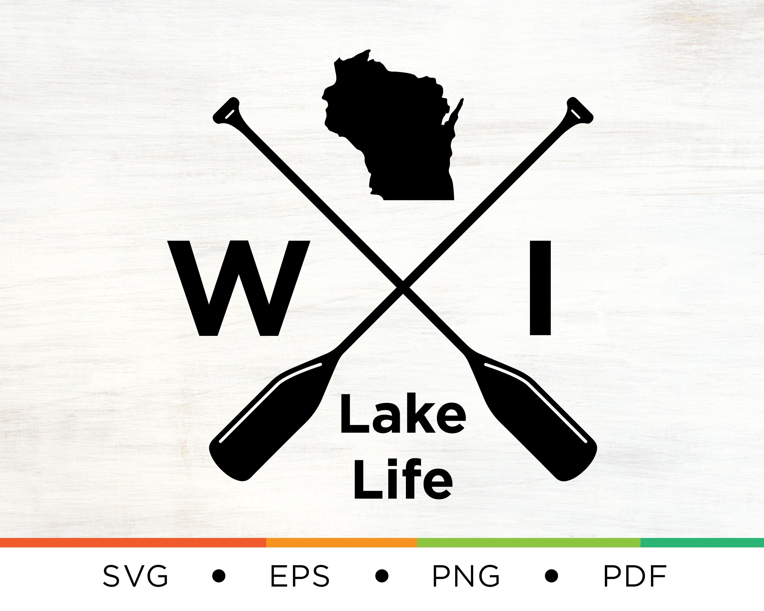 Wisconsin Lake Life SVG Wisconsin SVG Lake Life Svg - Etsy