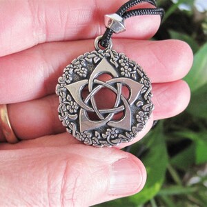 PENTACLE of the GODDESS Pewter PENDANT - Etsy