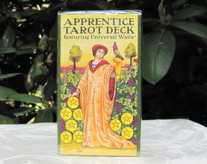 APPRENTICE TAROT Deck Cards & Booklet by Jody Boginski Barbessi. Meanings PRINTED on Each Card ...
