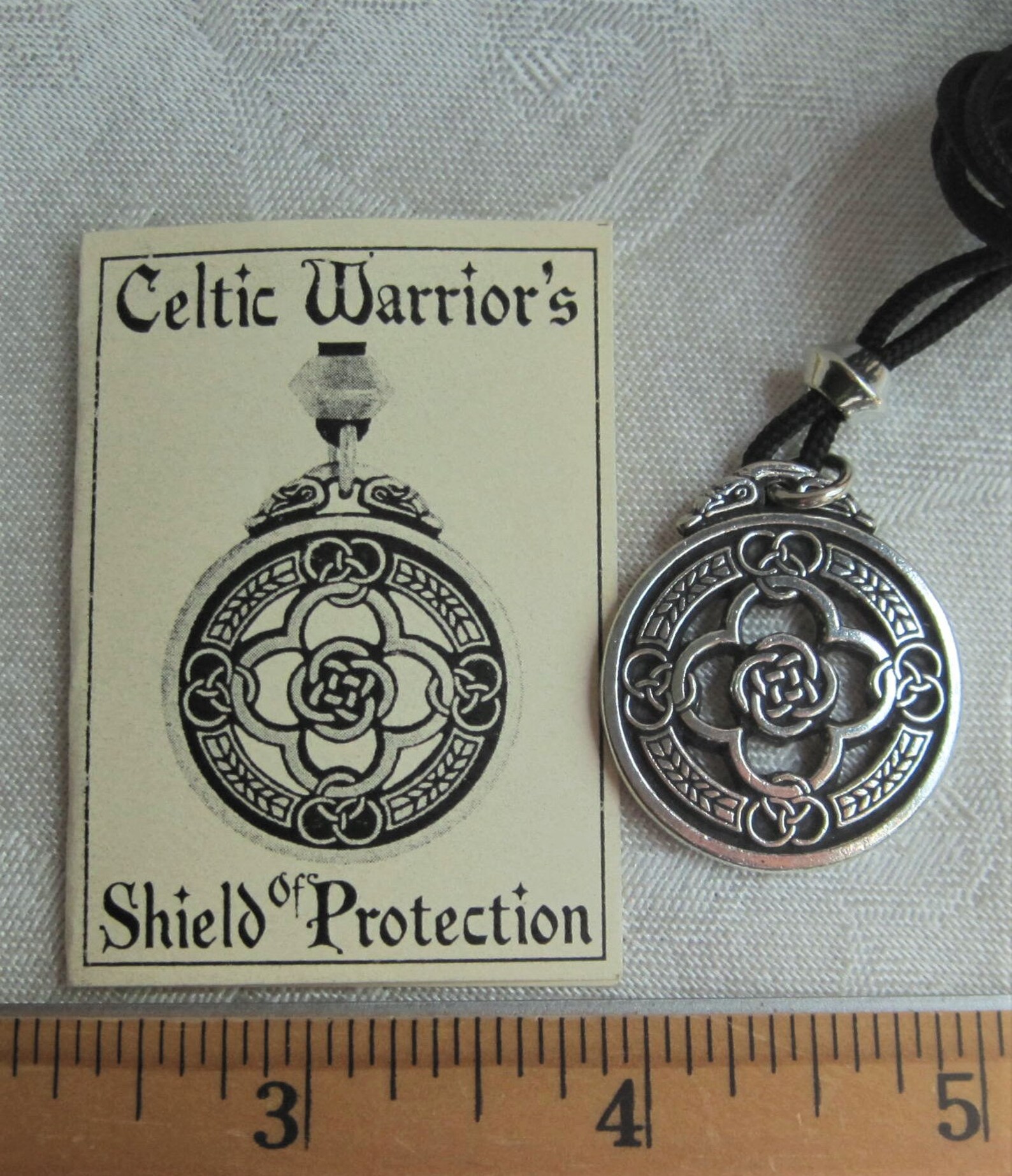 CELTIC Warrior's SHIELD of PROTECTION Pewter Pendant - Etsy