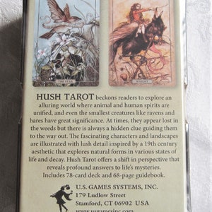 HUSH Tarot DECK Cards & Guidebook by Jeremy Hush - Etsy