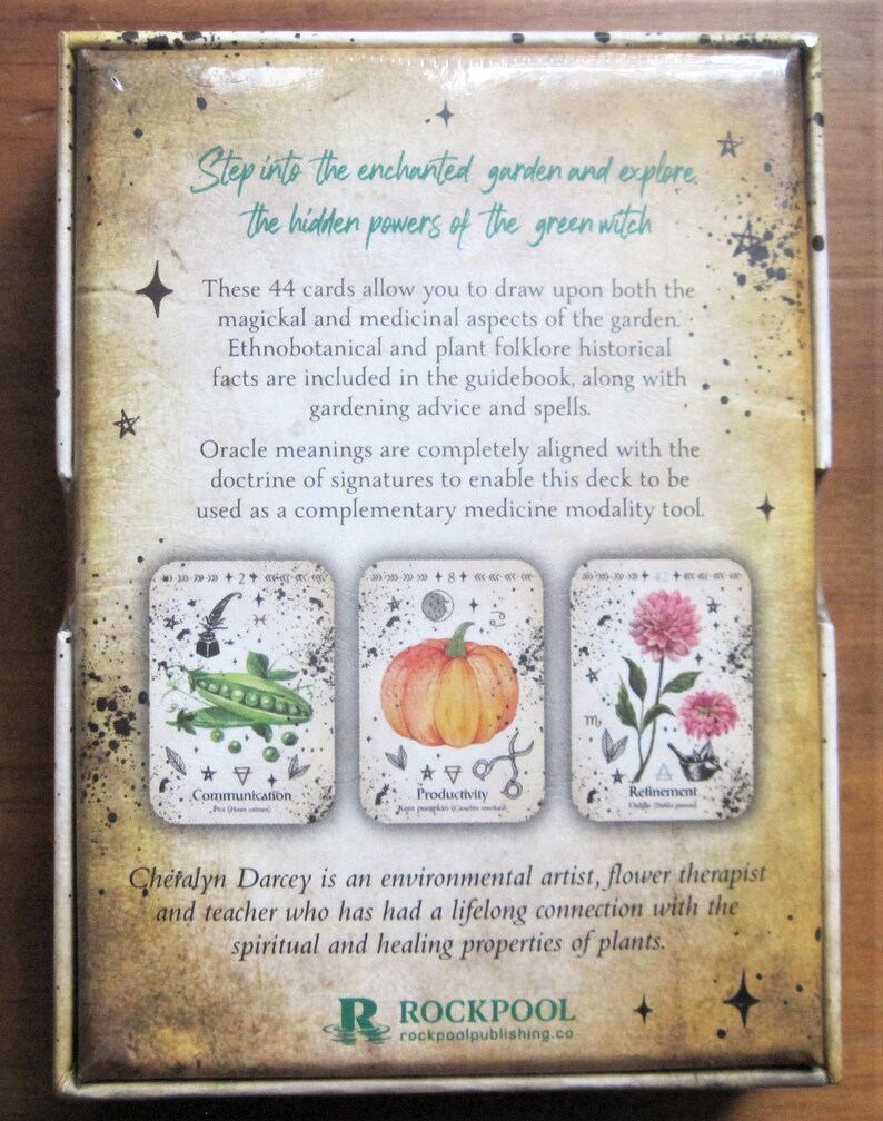 GREEN WITCH Oracle Deck Cards and Guidebook by Cheralyn Darcey - Etsy